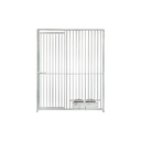 Kennelpaneel 1,5m met deur links + voederluik - spijlen 5cm | Macdaniel ...